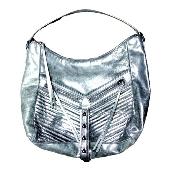 Botkier | Bags | Botkier Metallic Trigger Quilted Leather Hobo | Poshmark
